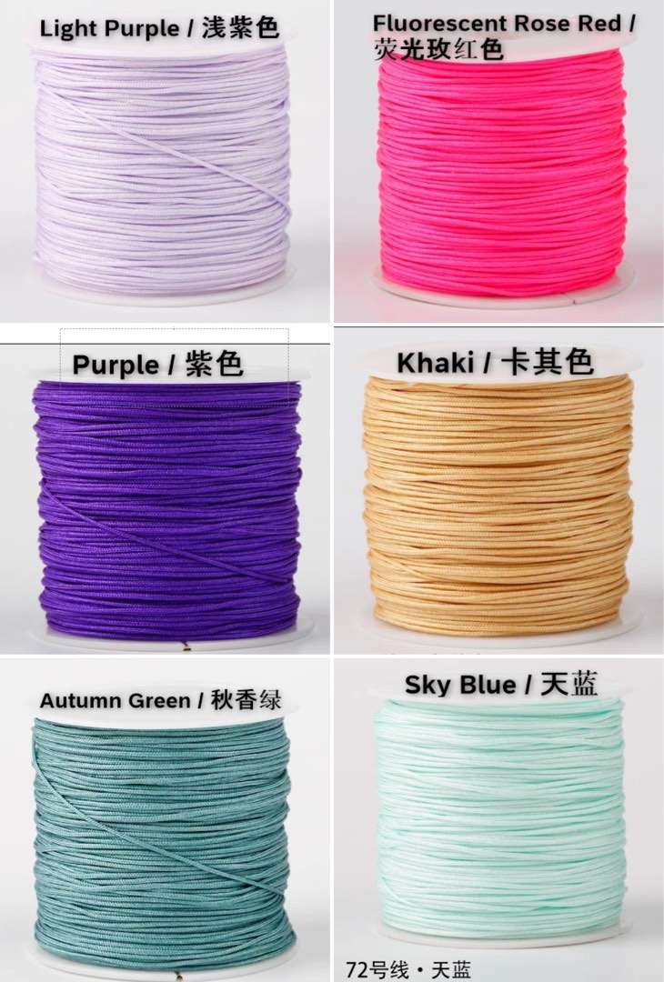 0.8mm nylon string, Hobbies & Toys, Stationery & Craft, Handmade Craft on Carousell