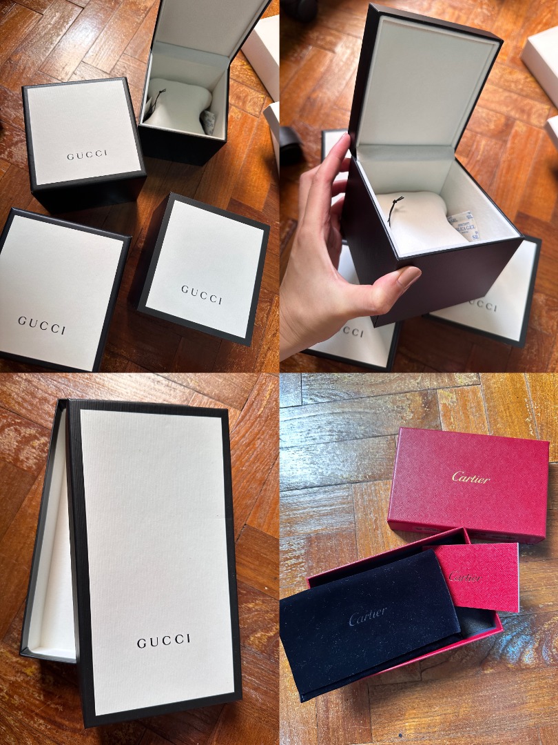 100% Authetic Assorted Luxury Brand Gift Box / Bag, Luxury, Accessories ...