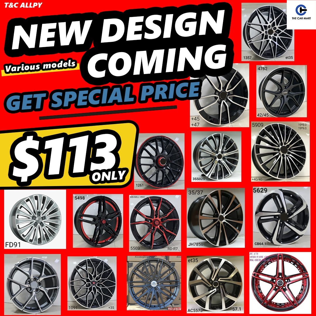 100+ New Design Sports Rim, Car Accessories, Tyres & Rims on Carousell