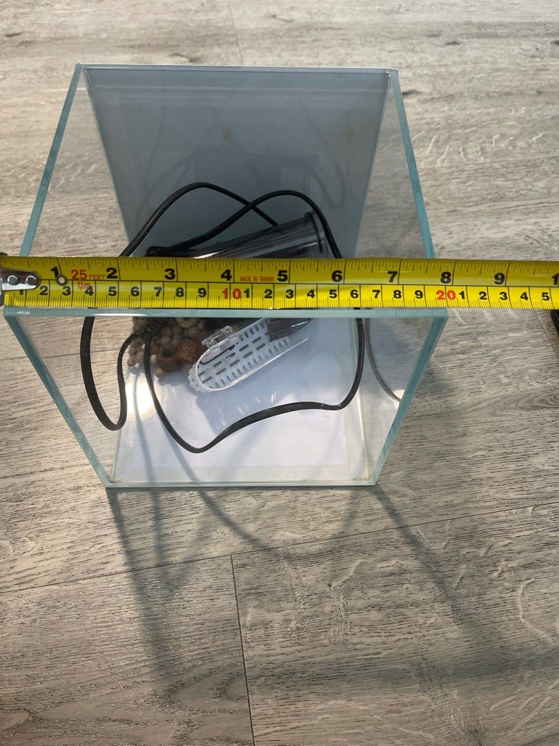20cm cube tank with mini HOB, Pet Supplies, Homes & Other Pet ...