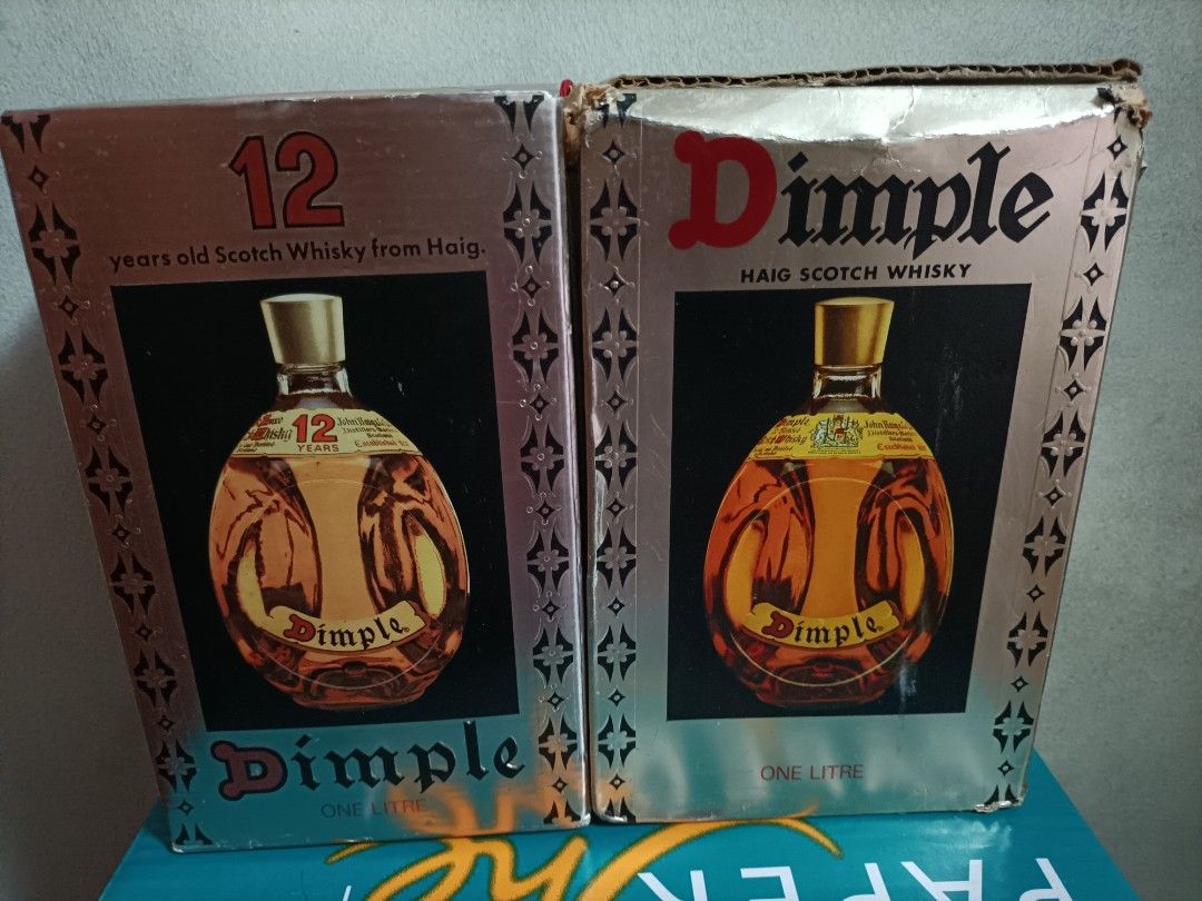 2 bottles dimple Chivas regal 13 years 70cl & 1 litre scotch whisky ...