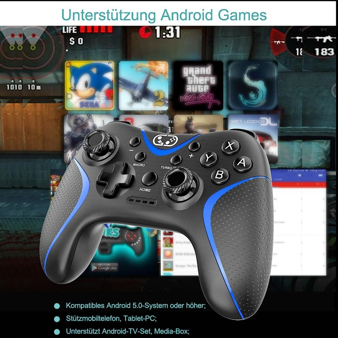 657) WIRELESS SWITCH CONTROLLER,SWITCH PRO CONTROLLERS FOR NINTENDO SWITCH/LITE/OLED/PC WINDOW ...