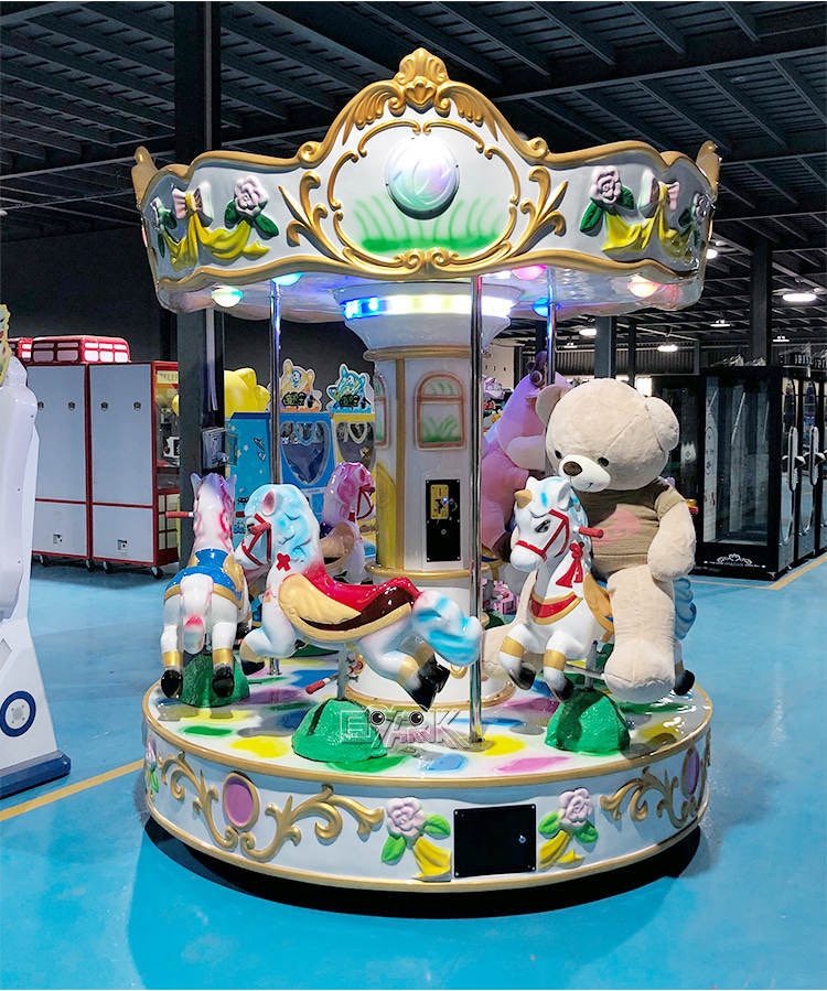 6 Kiddie Horse Carousel Ride Arcade Machine on Carousell