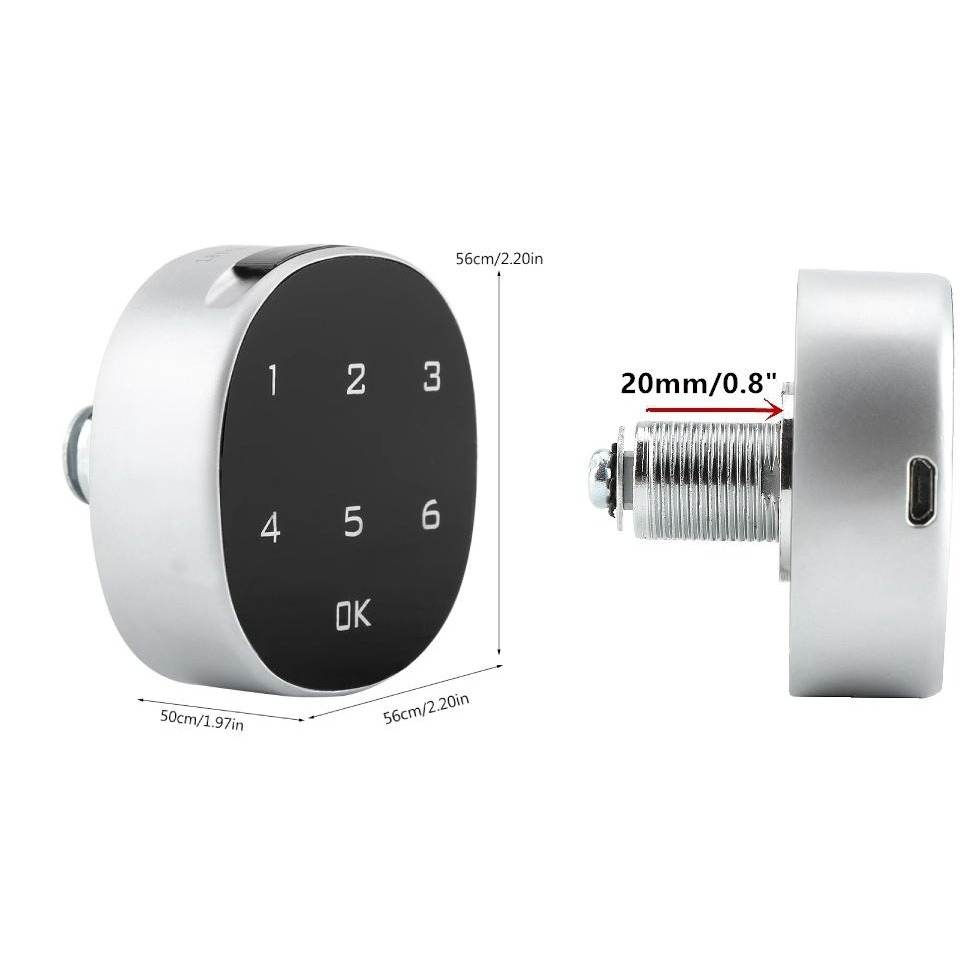 8 DIGIT digital lock mailbox letterbox HDB/CONDO/LOCKER/Keyless ...