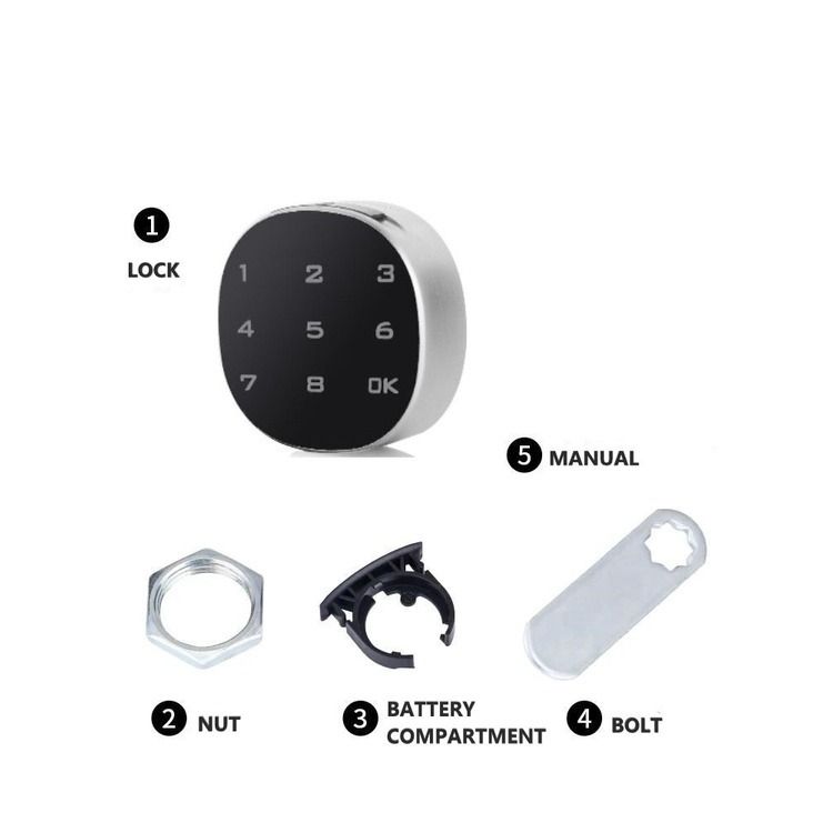 8 DIGIT digital lock mailbox letterbox HDB/CONDO/LOCKER/Keyless ...