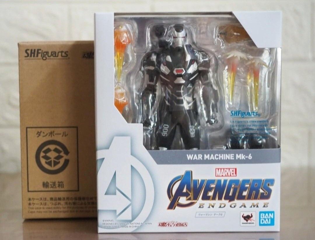 全新 未開 日版 魂限 s.h.figuarts shf marvel averages endgame : War machine MK-6 ...
