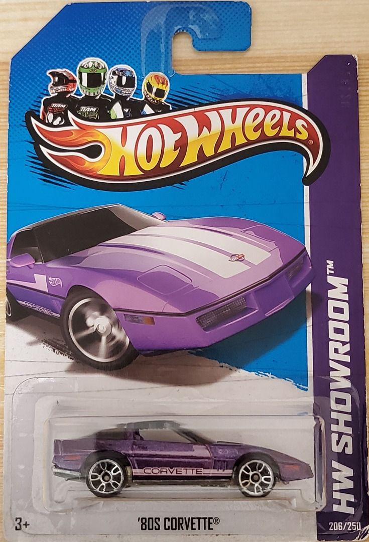 [美版,全新未拆] Hot Wheels '80s Corvette 合金 模型 玩具 跑車 Mattel 1:64 HotWheels ...