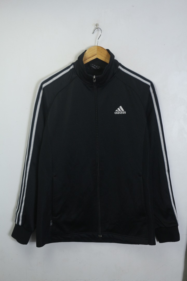 ADIDAS CLIMA365 TRACK JACKET (BLACK) on Carousell