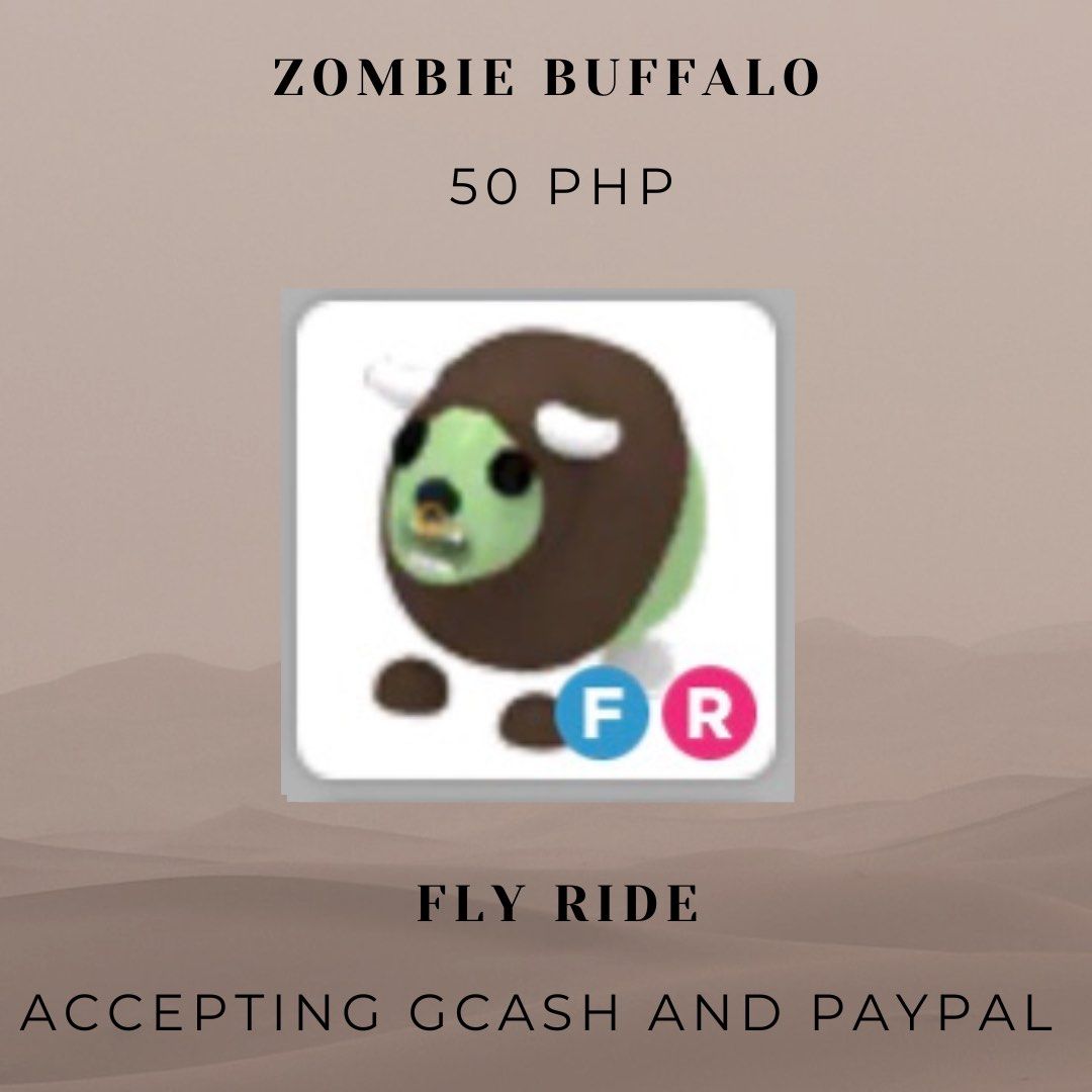 Adopt Me Pets |Buffalo, Video Gaming, Gaming Accessories, In-Game ...