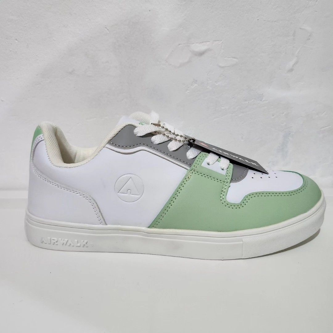 Airwalk Rarrin WHITE/GREEN size 39 / sneakers sepatu putih hijau ...