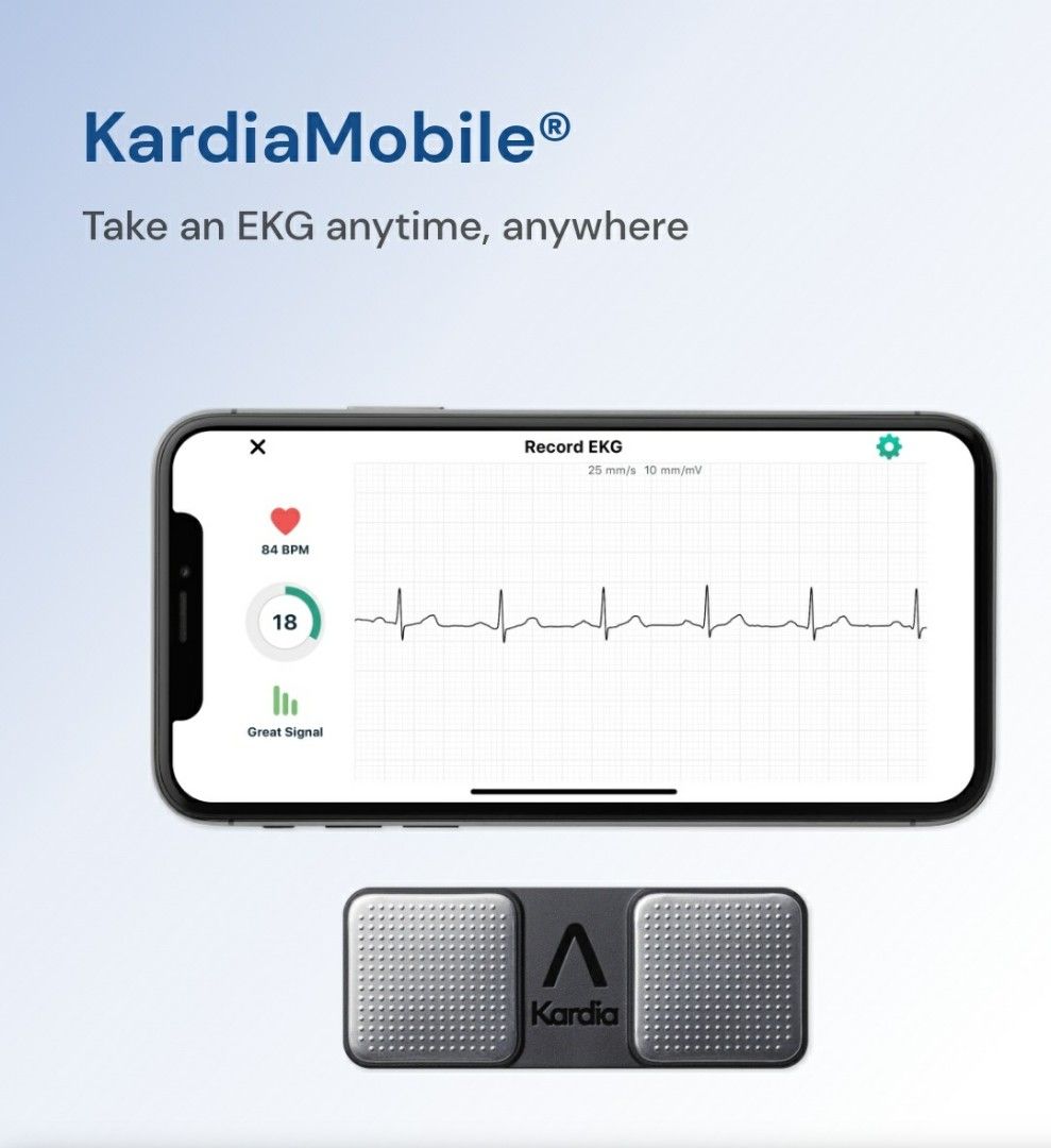 AliveCor - KardiaMobile Personal EKG Monitor - Black, Health ...