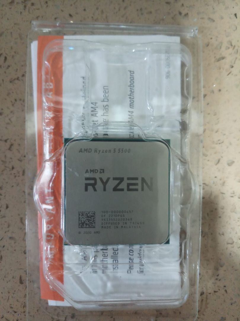 AMD Ryzen 5 5500 (AM4 Socket), Computers & Tech, Parts & Accessories ...