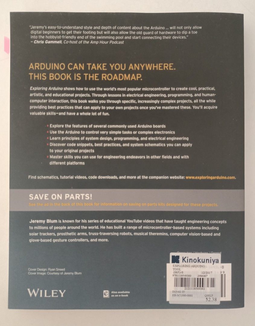 Arduino set (Book + Toolkit), Computers & Tech, Parts & Accessories ...