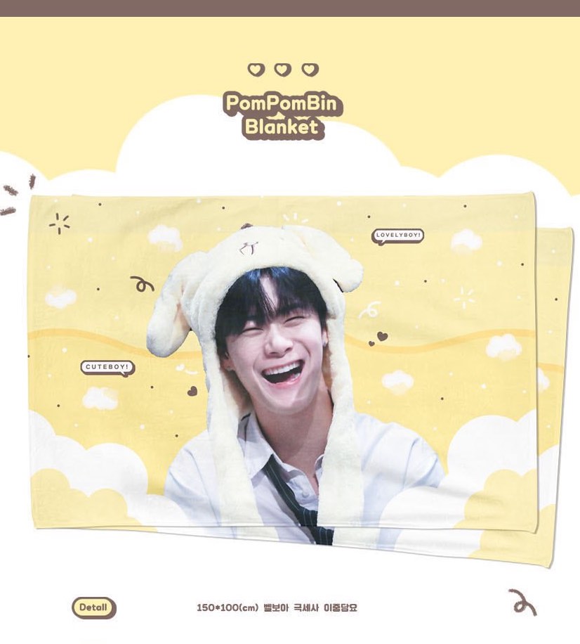 ASTRO Moonbin Blanket, Hobbies & Toys, Memorabilia & Collectibles, K ...