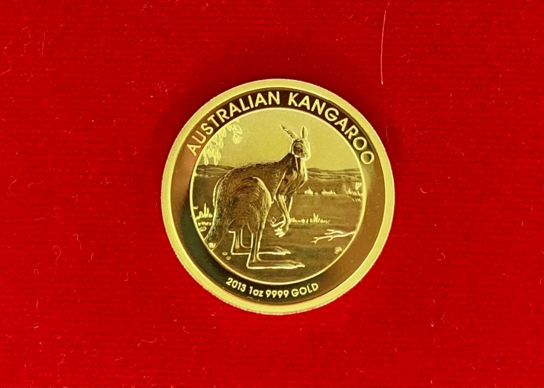 999 24K Australian Kangaroo Gold Coin 1oz, Hobbies & Toys, Memorabilia ...