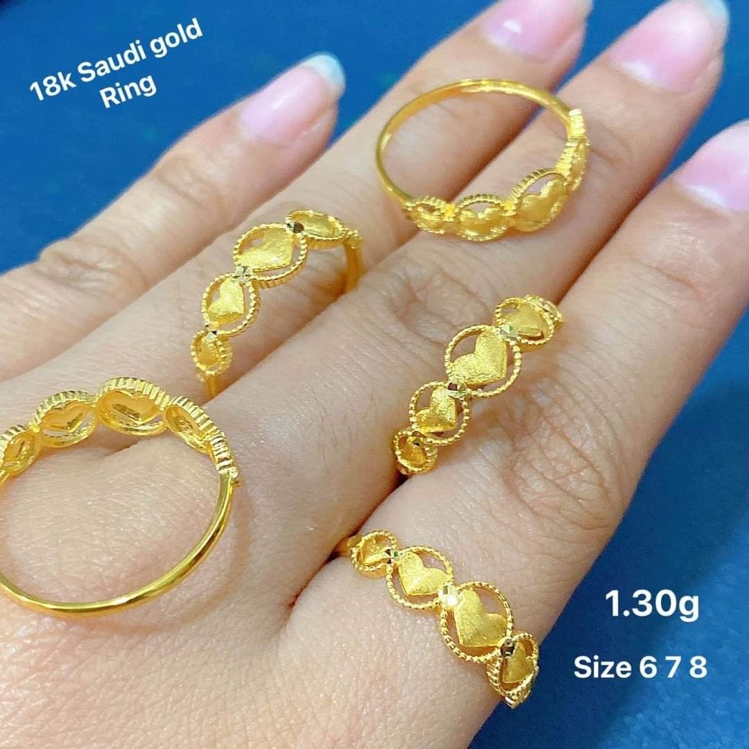 AUTHENTIC 18K SAUDI GOLDS RING on Carousell
