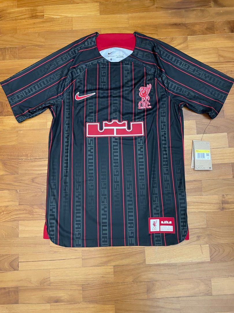 Authentic BNWT Liverpool FC x Lebron James jersey, Men's Fashion ...