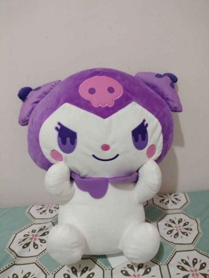Kuromi people Limited Edition Authentic Purple Kuromi Fiery Large Plush ...
