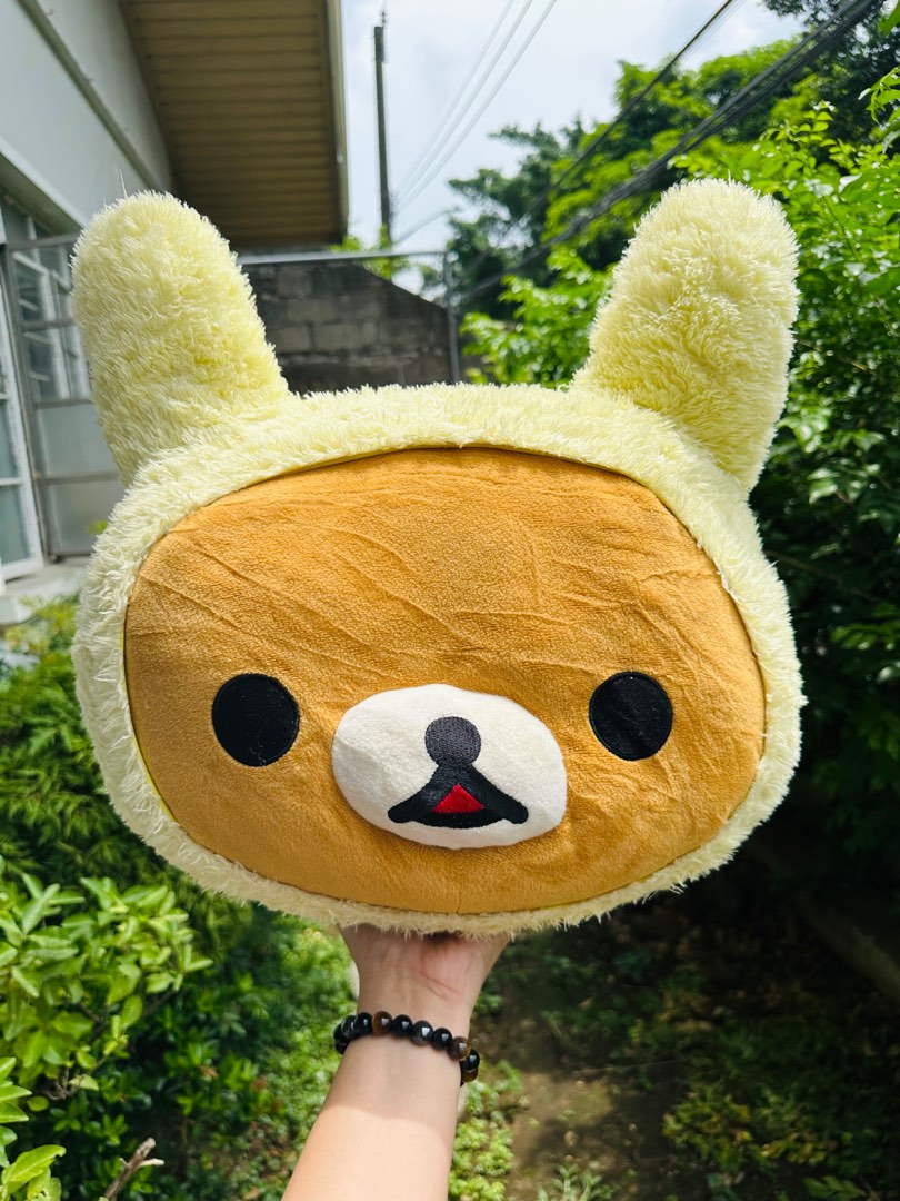 Authentic San X Rilakkuma Head Bulky Plush, Hobbies & Toys, Toys ...