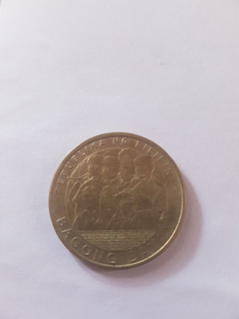 BAGONG BAYAN 5 PISO COIN, Hobbies & Toys, Memorabilia & Collectibles ...