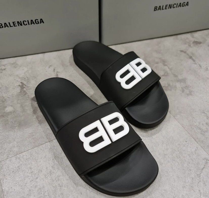 Balenciaga slides, Men's Fashion, Footwear, Flipflops and Slides on ...