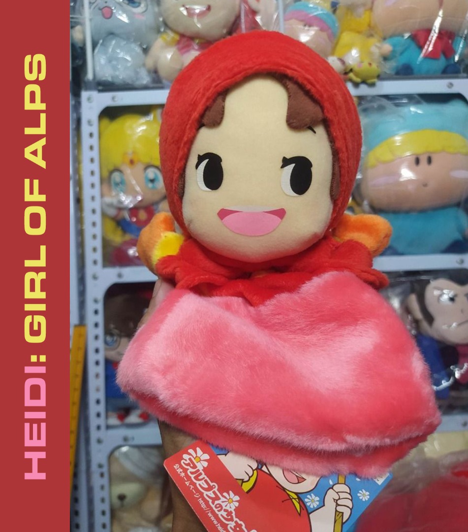 BATANG 90's: Rare Heidi Hand Puppet Heidi: The Girl of Alps Anime Plush ...