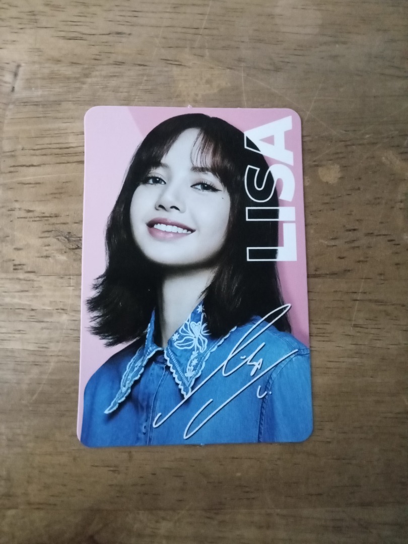 blackpink lisa oreo photocard on Carousell
