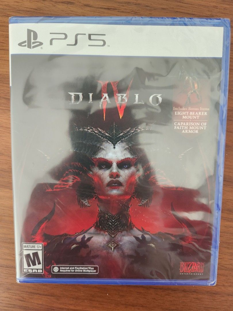 BNIB Sealed PS5 Diablo 4 IV, Video Gaming, Video Games, PlayStation on ...