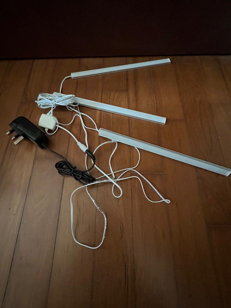 Bonlux Dimmable LED Under Cabinet Strip Lights Kit 12V DC Cool White ...