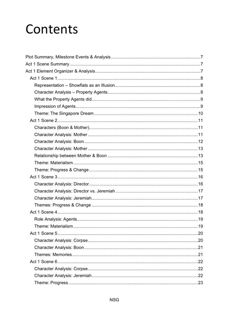 BOOM NOTES| BOOM BY JEAN TAY LIT NOTES GCE O LEVEL LITERATURE 2065 ...