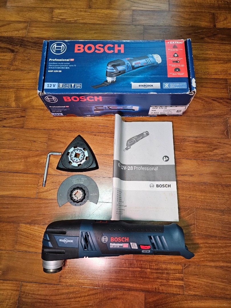Bosch GOP 12V-28 multitool, Furniture & Home Living, Home Improvement & Organisation, Home ...