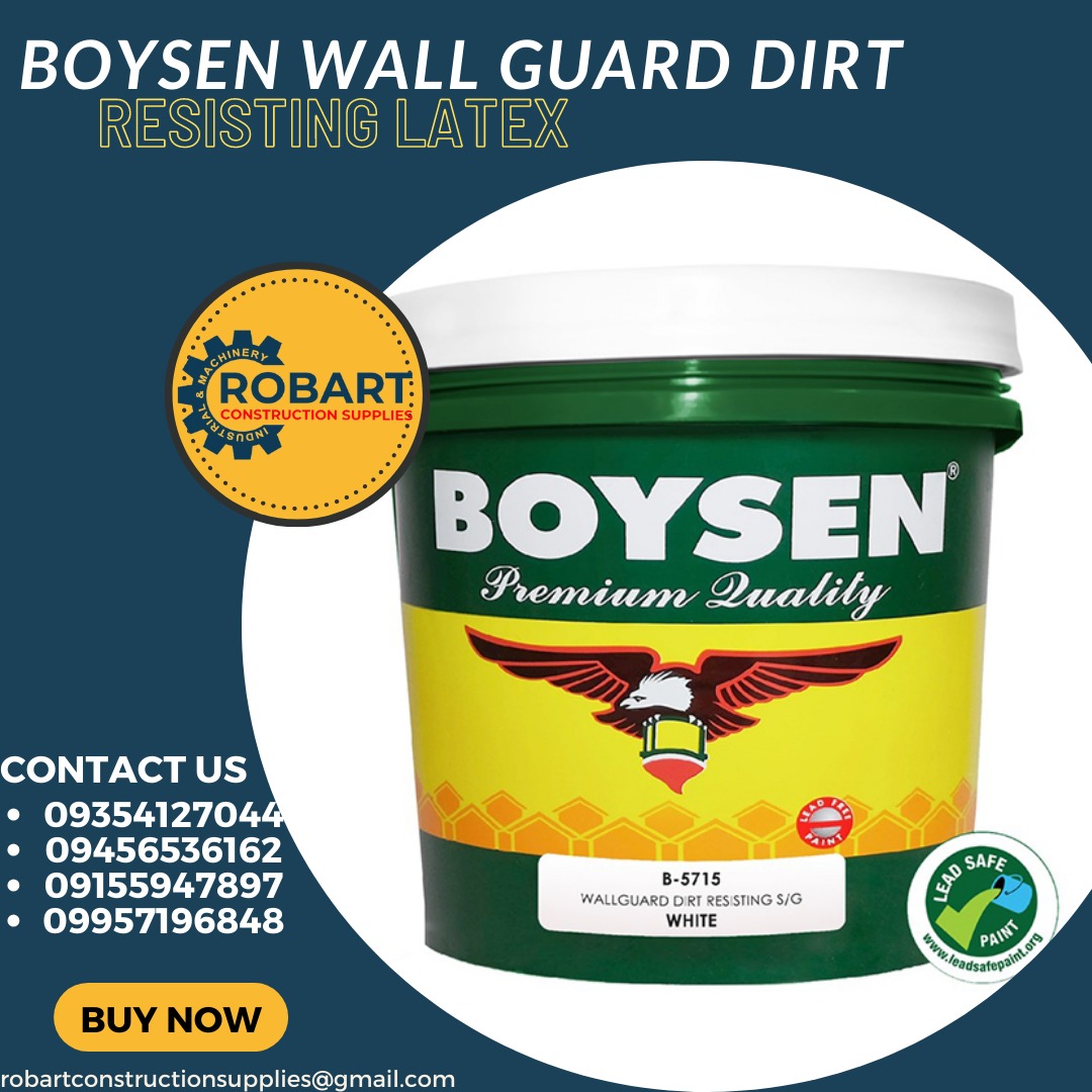 BOYSEN WALL GUARD DIRT RESISTING LATEX, Commercial & Industrial ...