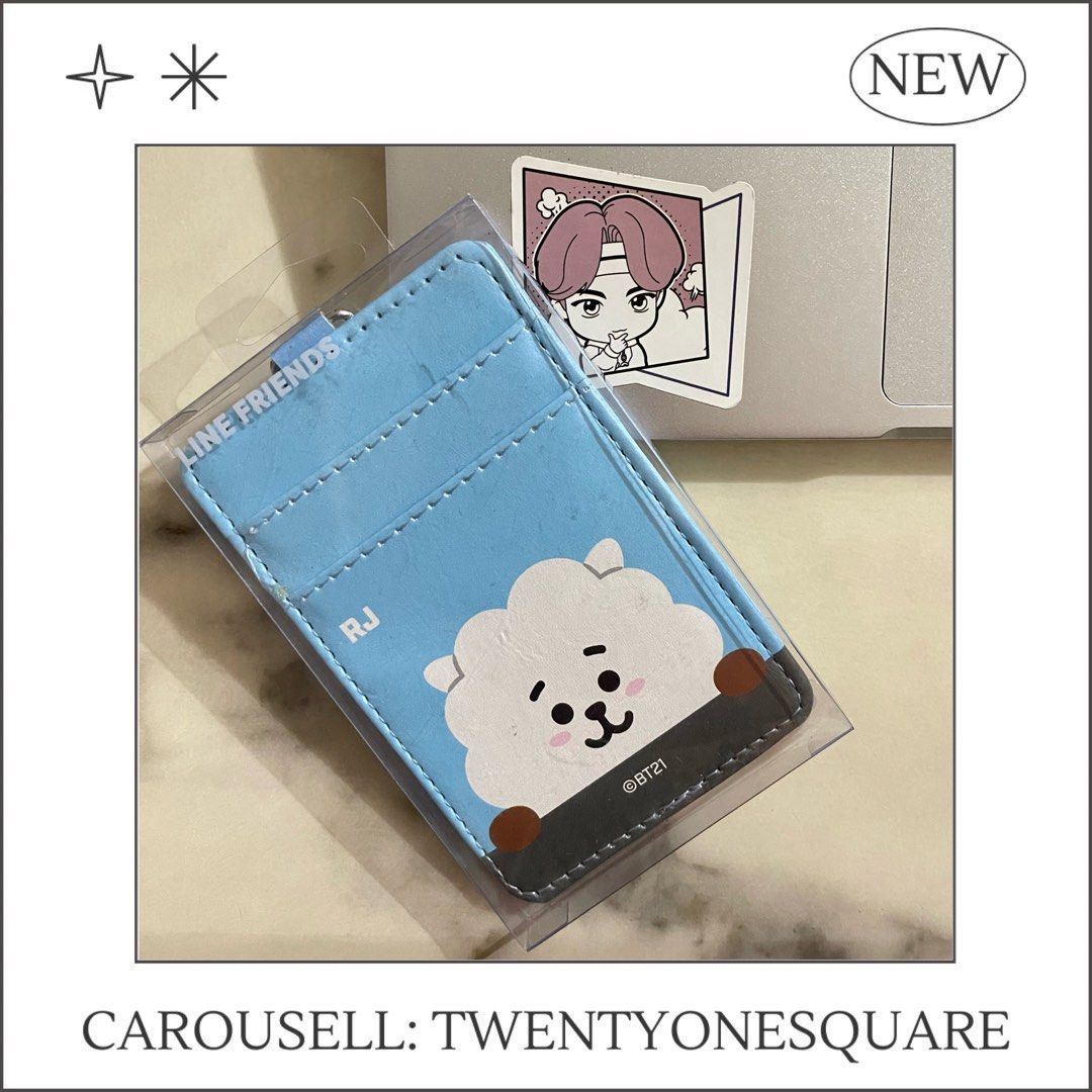 BT21 RJ Card Holder [AUTHENTIC], Women's Fashion, Bags & Wallets ...