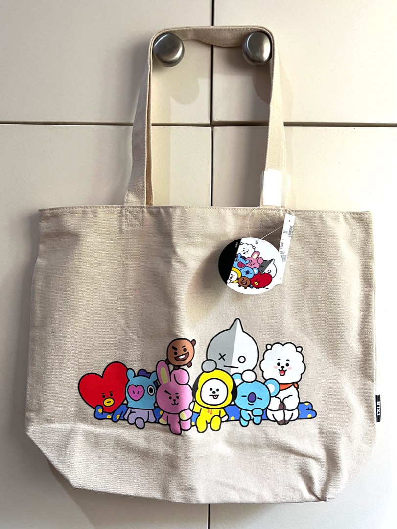 BT21 x Bossini Tote Bag, Hobbies & Toys, Memorabilia & Collectibles, K ...