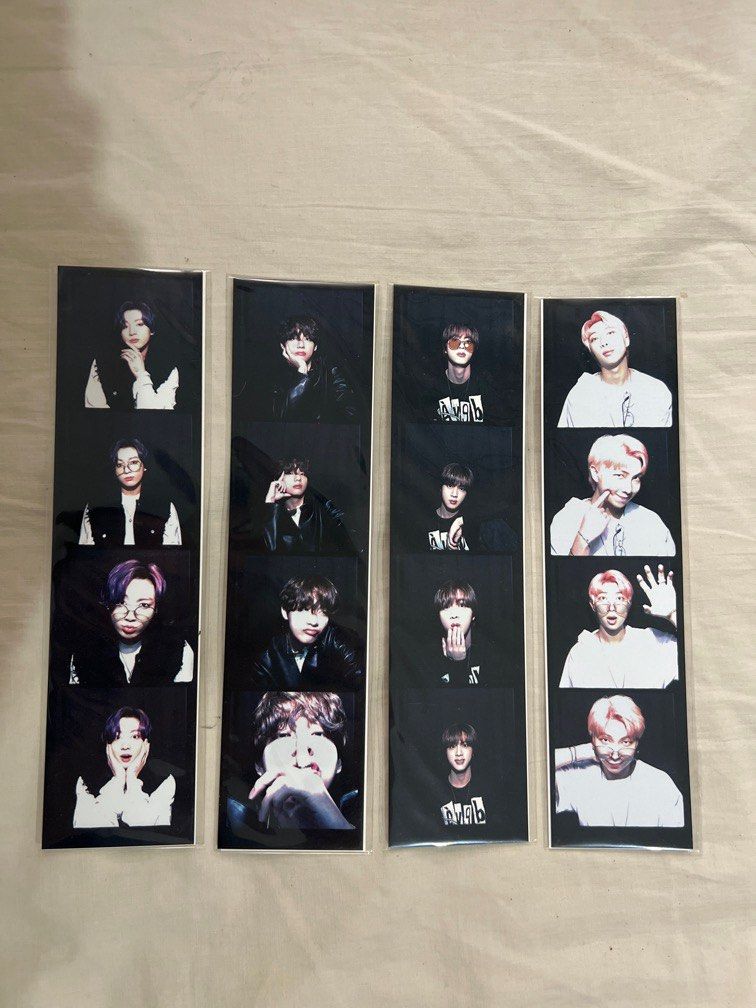 Official BTS BUTTER FILM STRIP V JK RM JIN SET on Carousell