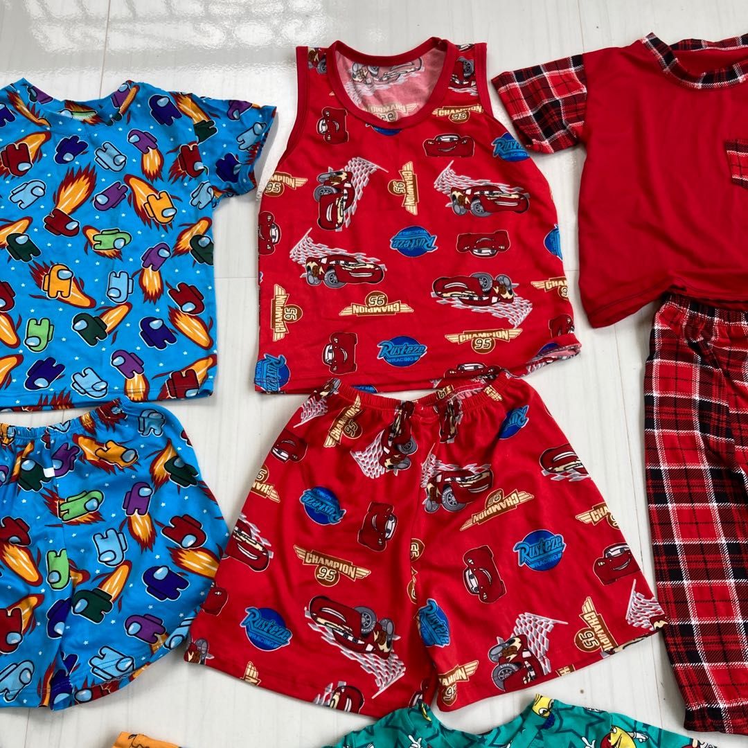 Bundle Spandex Pajama Pantulog Damit Terno Boy Kinds, Babies & Kids ...