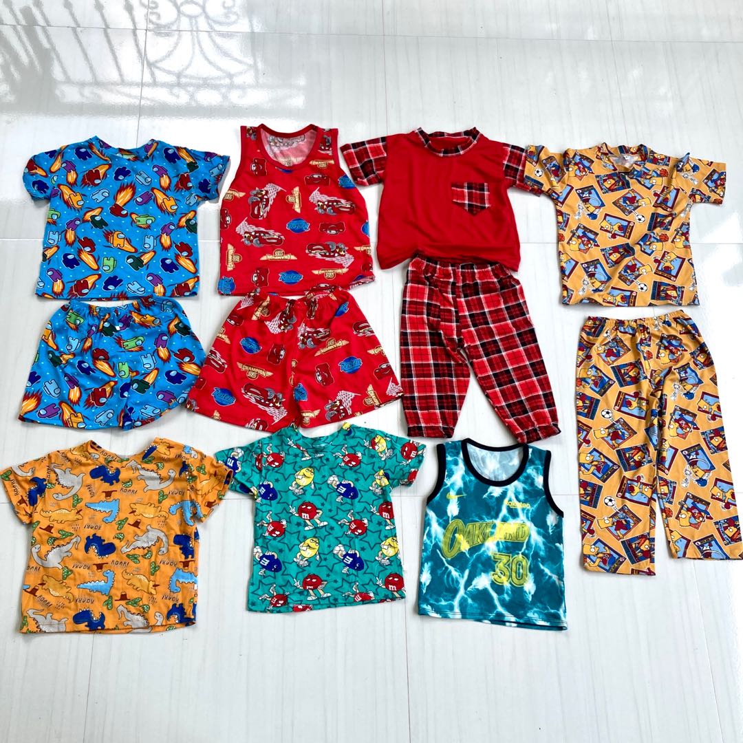 Bundle Spandex Pajama Pantulog Damit Terno Boy Kinds, Babies & Kids ...