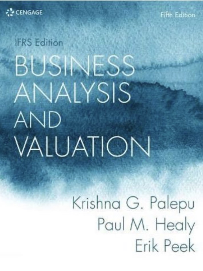 Business Analysis and Valuation 5th edition by Krishna G. Palepu Paul M ...