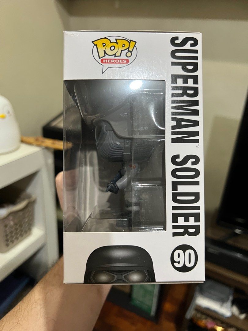 BVS Superman Soldier Funko Pop, Hobbies & Toys, Toys & Games on Carousell