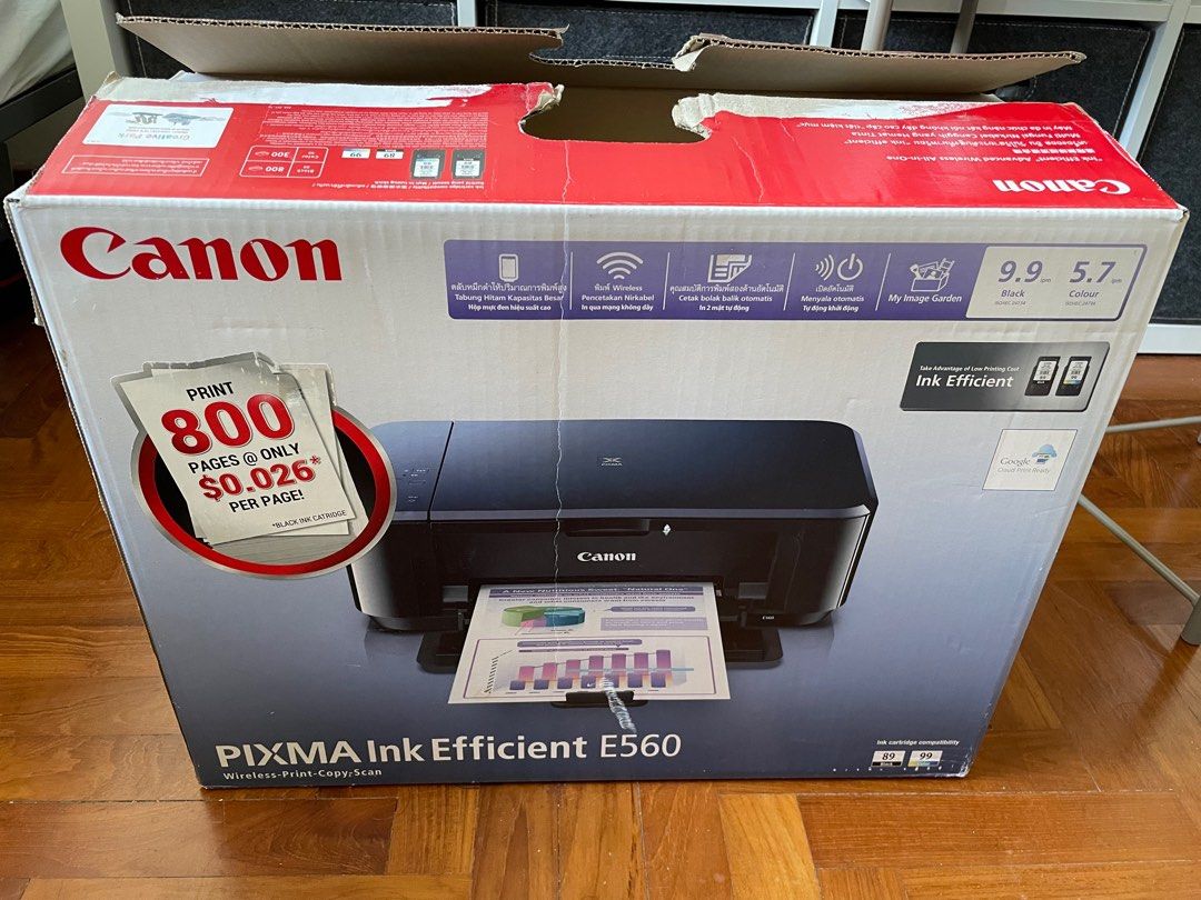 Canon Printer/scanner PIXMA E560, Computers & Tech, Printers, Scanners ...