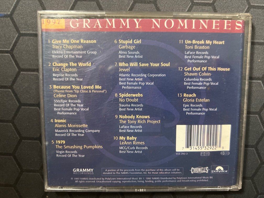 CD GRAMMY NOMINEES, Hobbies & Toys, Music & Media, CDs & DVDs on Carousell