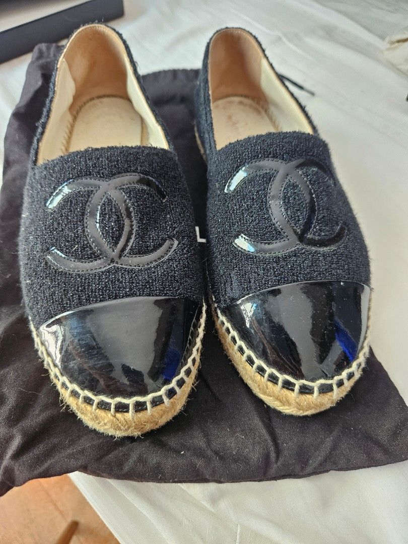 Chanel Espradrille, Luxury, Sneakers & Footwear on Carousell