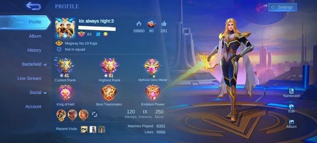 Cheapest MLBB acc with Franco Legend skin, Video Gaming, Video Games ...