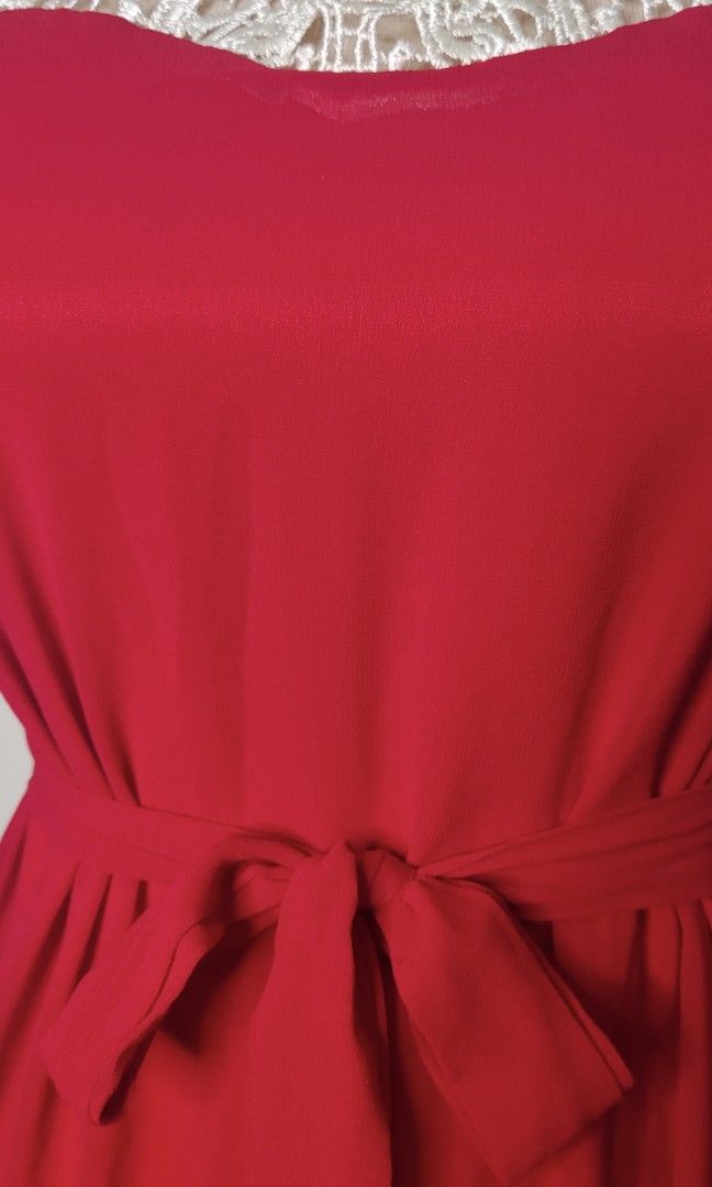 Cinderella red dress/gown on Carousell