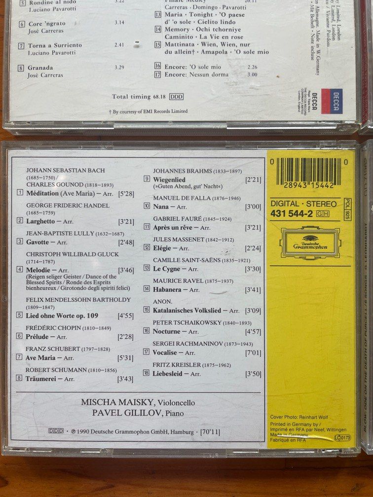 Early Pressings Classical Music CD, Hobbies & Toys, Music & Media, CDs & DVDs on Carousell