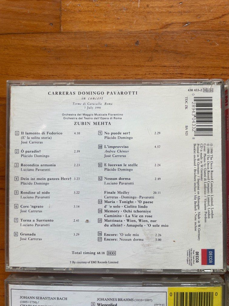 Early Pressings Classical Music CD, Hobbies & Toys, Music & Media, CDs & DVDs on Carousell