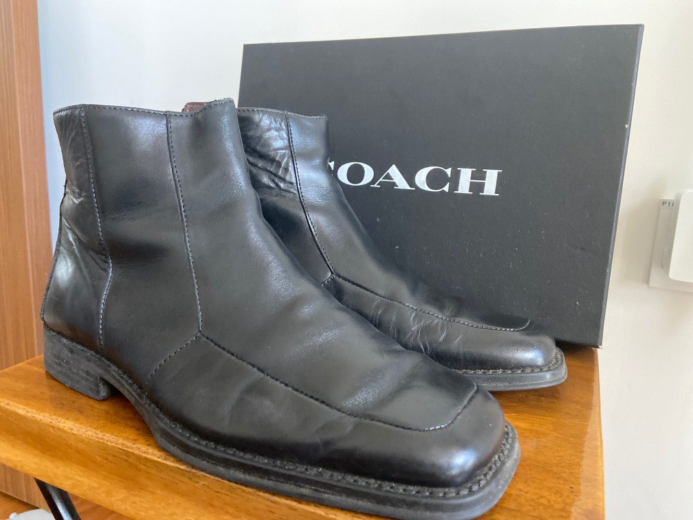 COACH boots, Men's Fashion, Footwear, Boots on Carousell