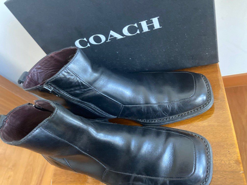 COACH boots, Men's Fashion, Footwear, Boots on Carousell
