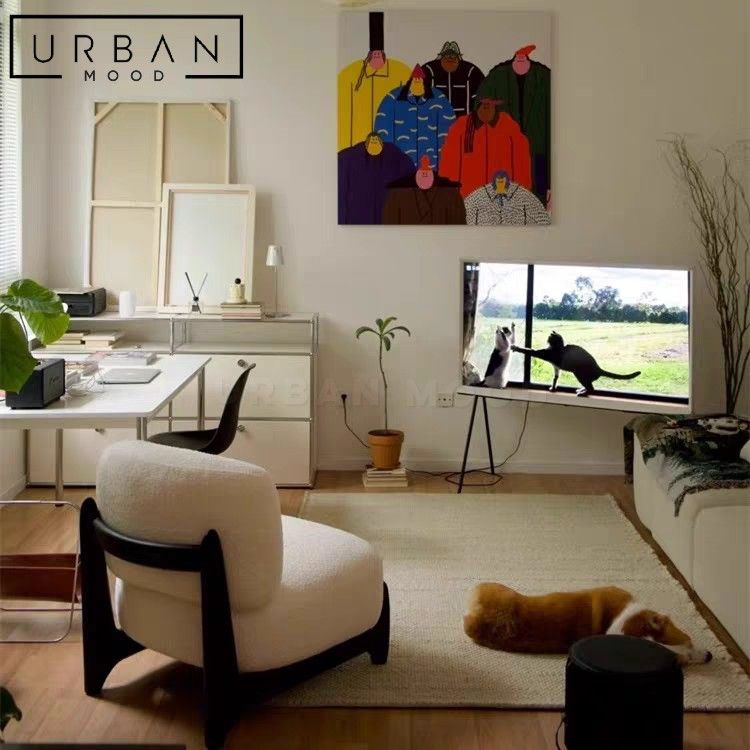 COCO Modern Boucle Leisure Chair, Furniture & Home Living, Furniture, Chairs on Carousell