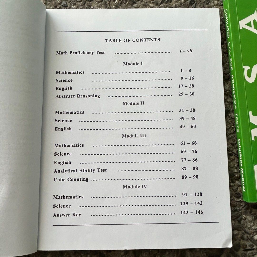 COLLEGE ENTRANCE EXAM REVIEWER 2023 MSA SET COLLEGE ADMISSION TEST ...